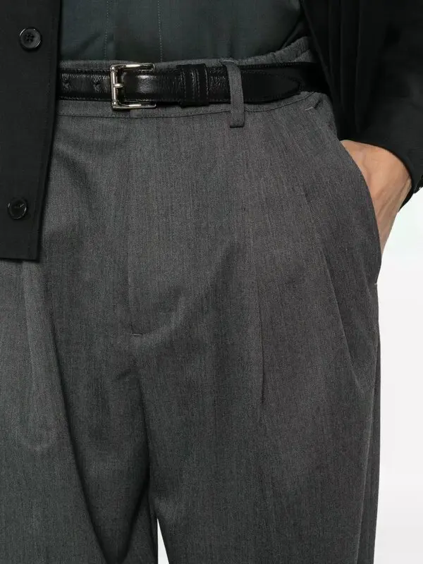 LOW BRAND Zeta Pleated-detail Tailored Trousers