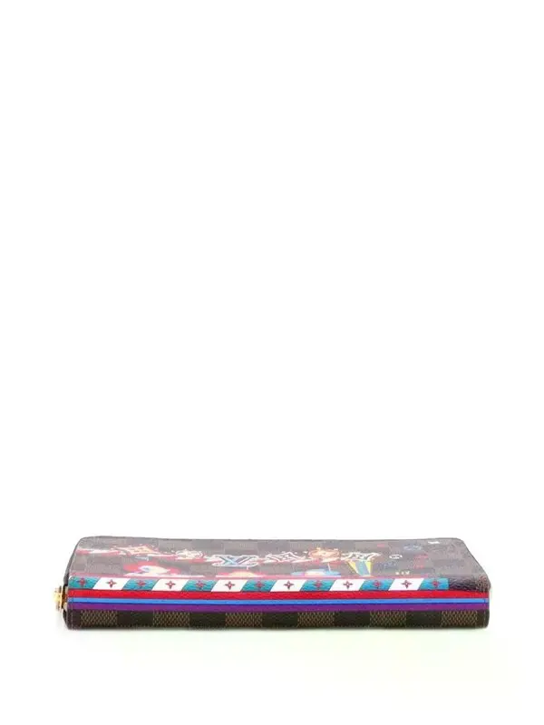 LOUIS VUITTON Zippy Wallet Limited Edition Vivienne Xmas Damier Small Wallets - Brown