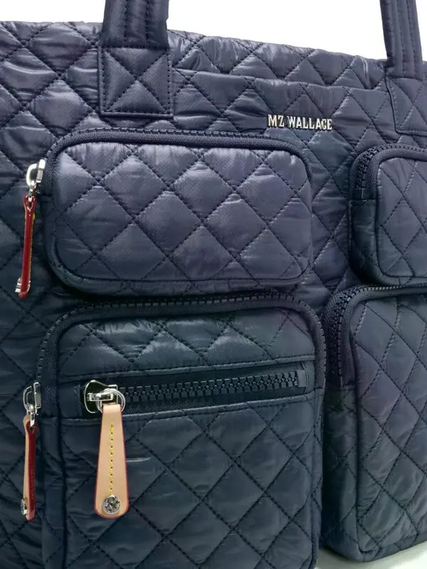 Mz Wallace Medium Metro Quilted Tote Bag - Blue
