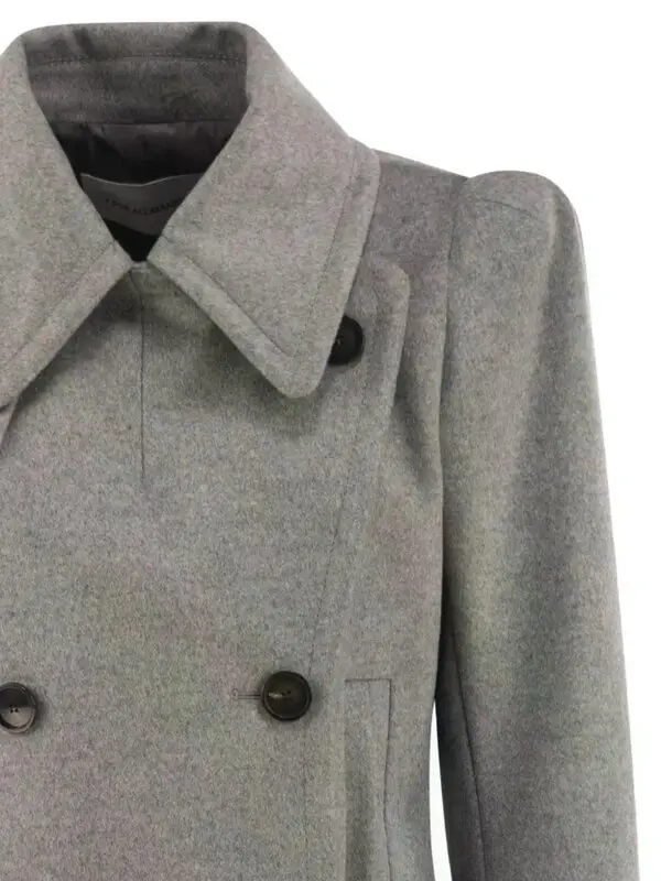 7 For All Mankind Double-breasted Half-belt Blazer - Grey