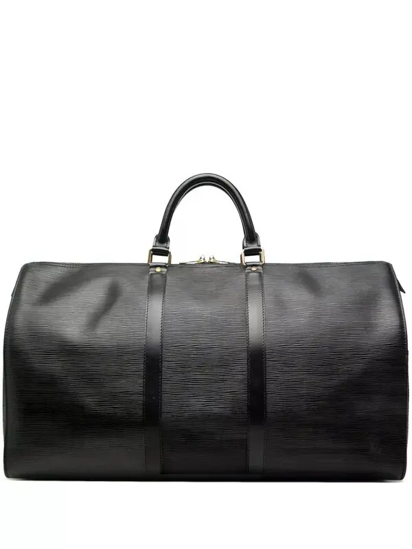 LOUIS VUITTON 1994 Epi Keepall 50 Travel Bag - Black