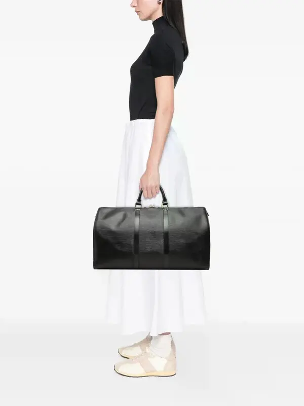 LOUIS VUITTON 1994 Epi Keepall 50 Travel Bag - Black