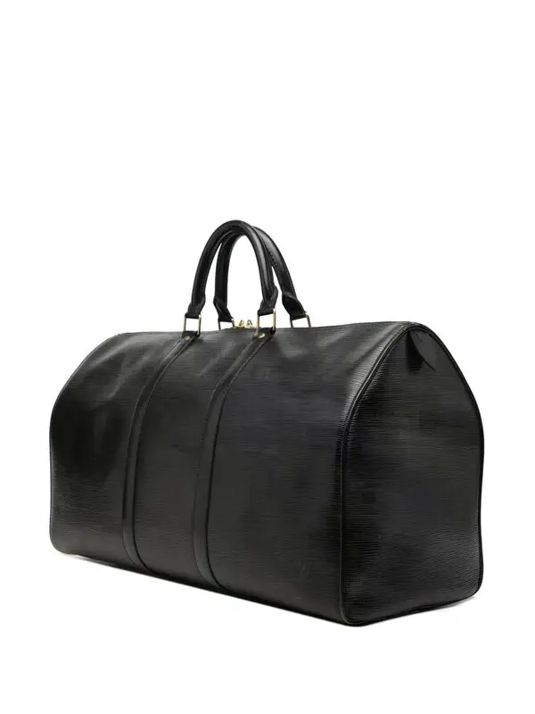 LOUIS VUITTON 1994 Epi Keepall 50 Travel Bag - Black