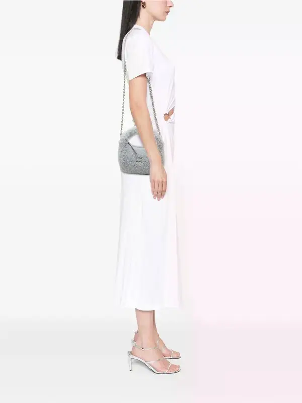 Miu Miu 2022-2024 Mini Shearling Wander Satchel