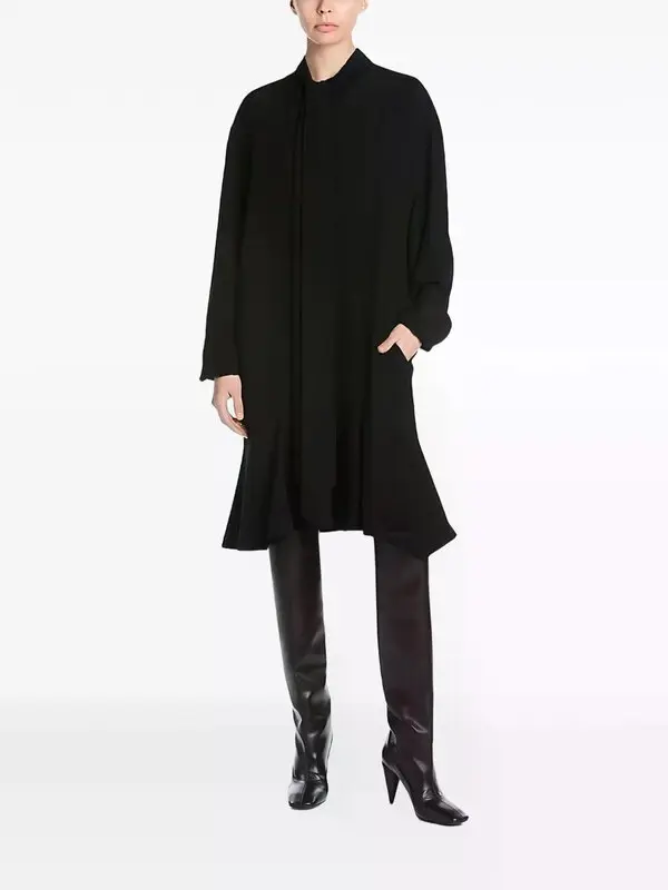 Stella McCartney Tie-neck Ruffled Midi Dress
