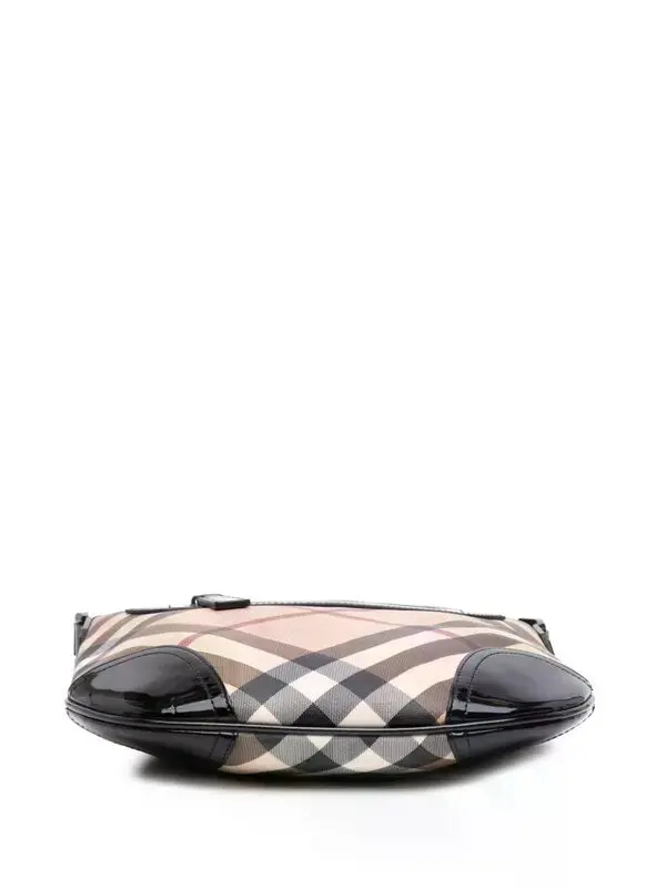 Burberry 2000-2017 Supernova Check Coated Canvas Dryden Crossbody Bag - Neutrals