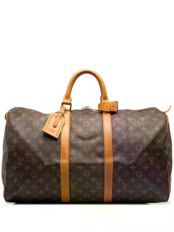 LOUIS VUITTON 1986 Monogram Keepall 50 Travel Bag