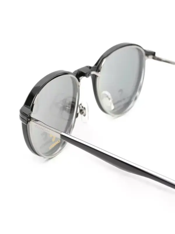 Carrera Eyewear Clip-on Round-frame Glasses
