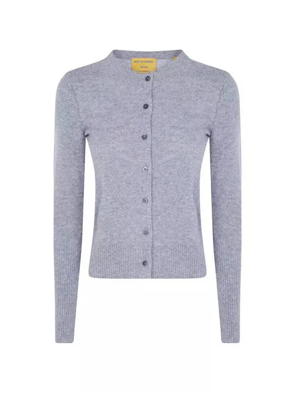 Guest In Residence Cashmere Crew-neck Cardigan - Grey