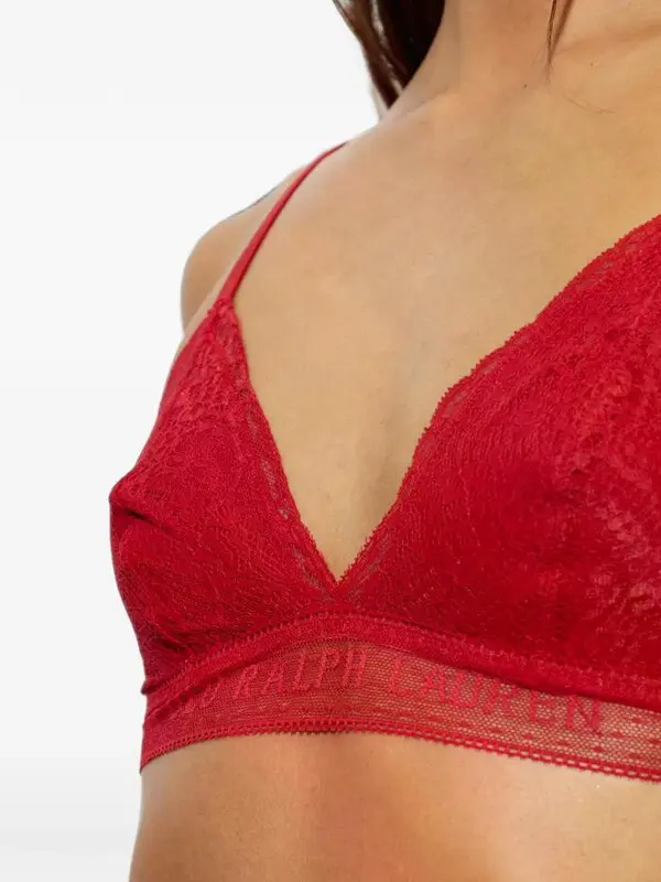 Polo Ralph Lauren Lace-trim Triangle Bra