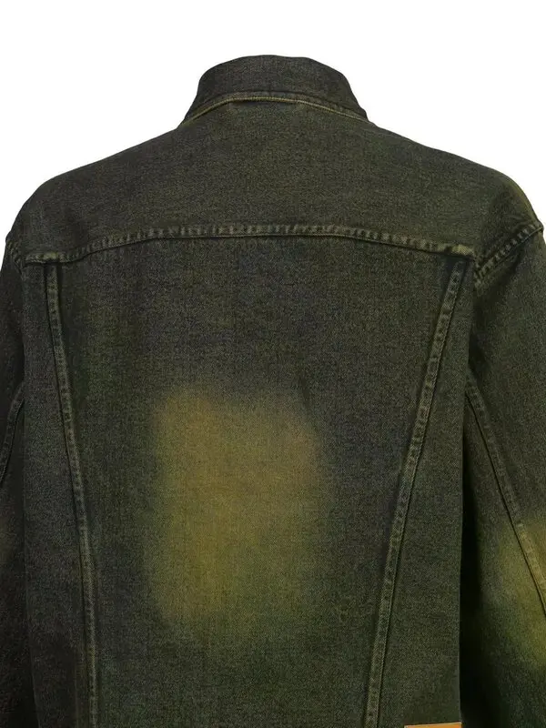SONG FOR THE MUTE Faded-effect Denim Jacket