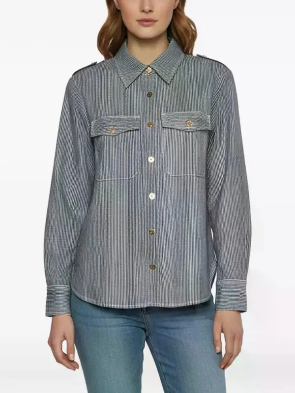 Zimmermann Patience Striped Utility Shirt