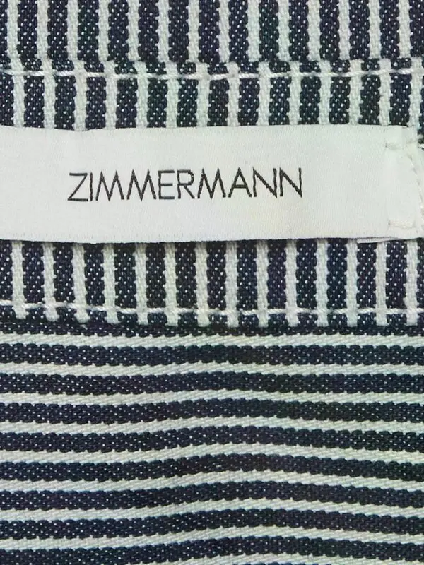 Zimmermann Patience Striped Utility Shirt