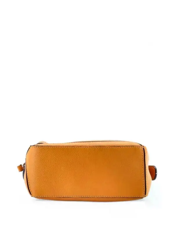 Loewe Puzzle Bag Leather Mini Crossbody Bag - Brown