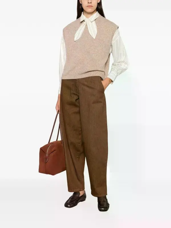 SESSUN Fabinino Knit Vest - Neutrals