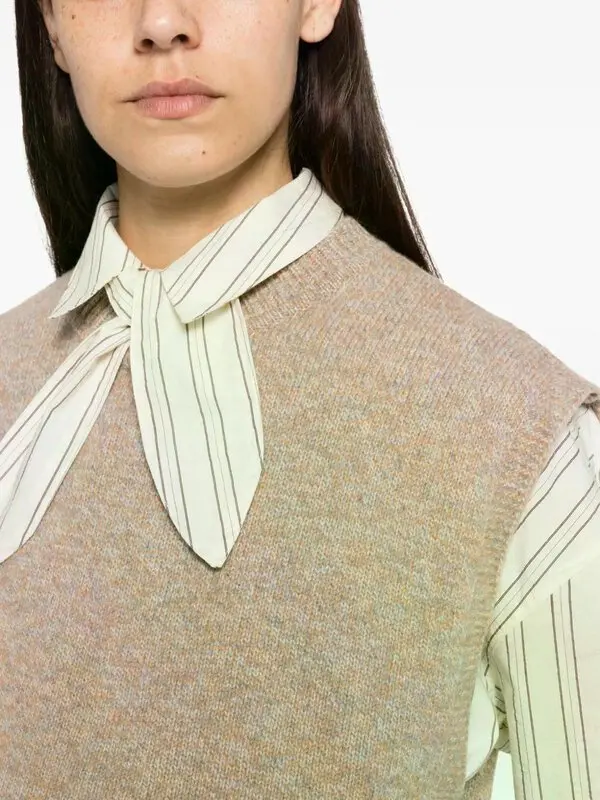 SESSUN Fabinino Knit Vest - Neutrals