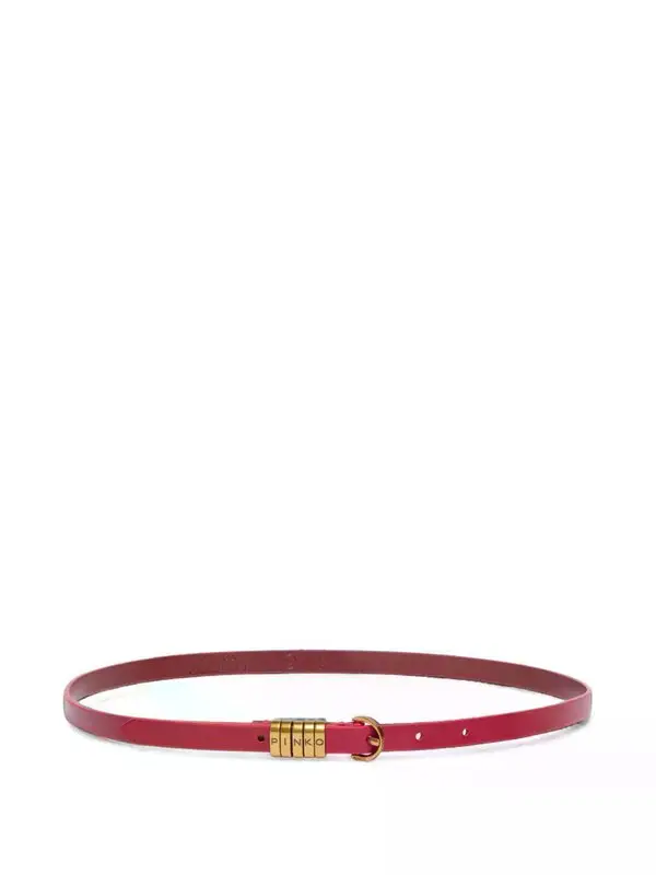 Pinko 1.2-cm Belt With Lettering Logo - Red