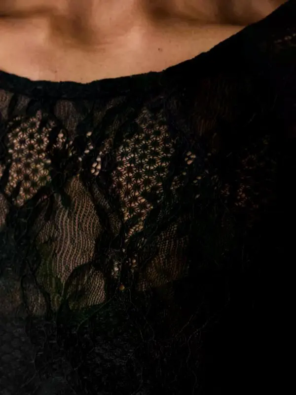 TWINSET Floral-lace Long-sleeve Dress