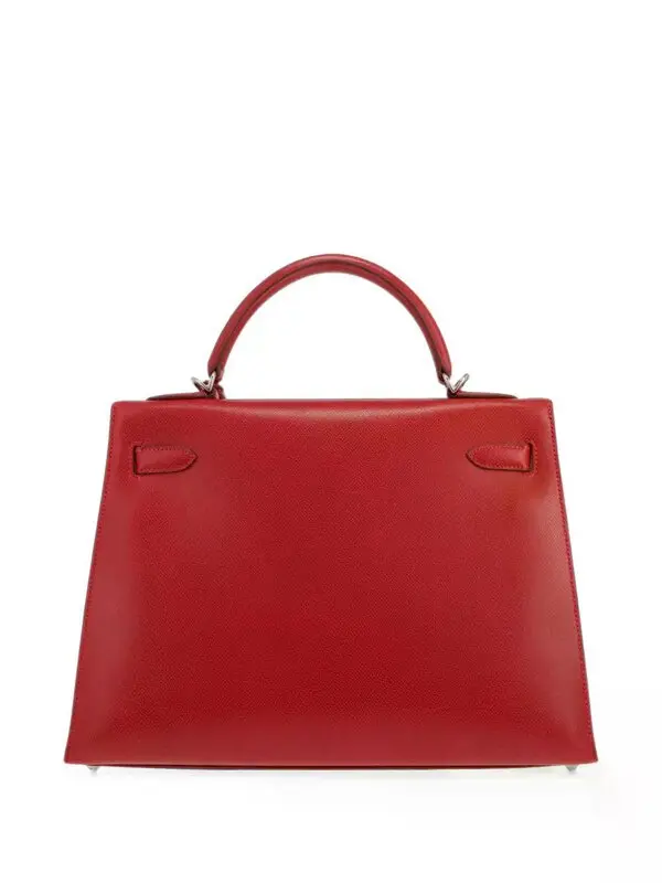 Hermès 2003 32 Kelly Leather Tote Bag - Red