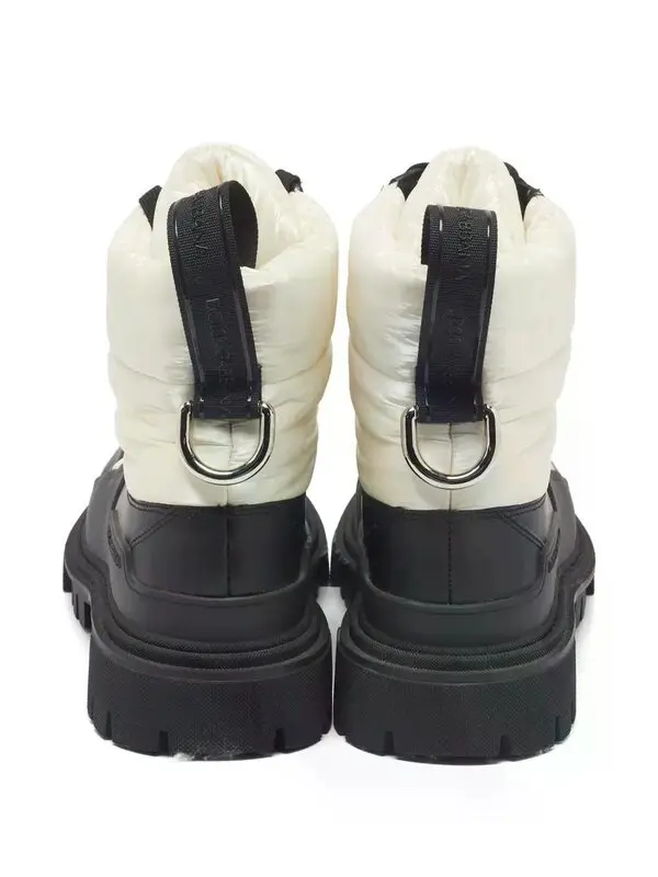 Dolce & Gabbana Padded Panel Combat Boots