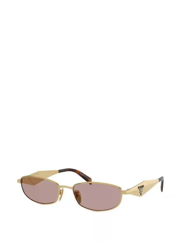 Prada Sunglasses With Logo - Gold