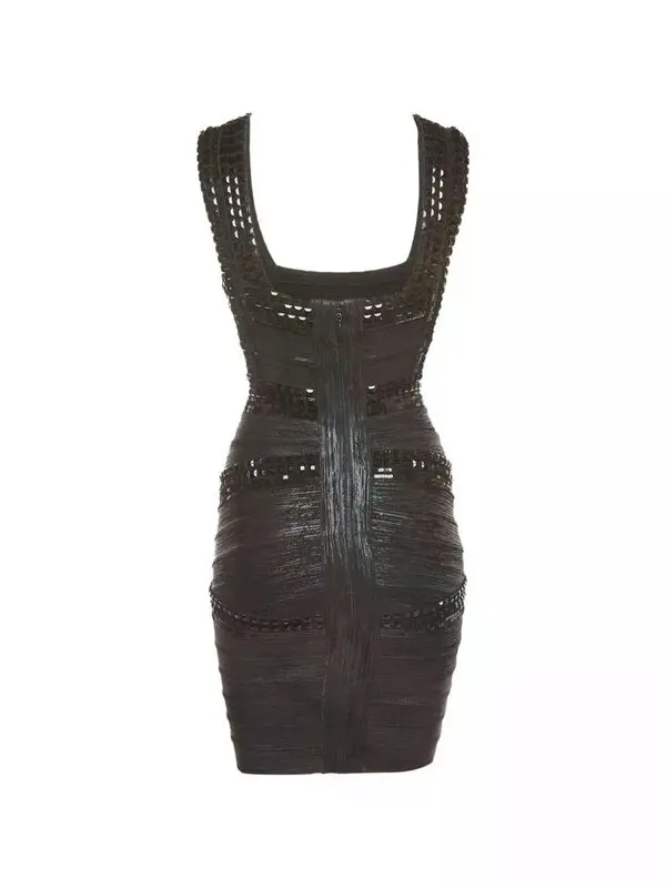 Herve Leger Embellished Bandage Mini Dress