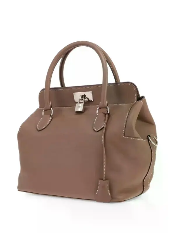 Hermès 2013 Tool Box Leather Tote Bag