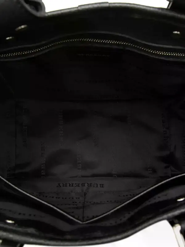 Burberry 2000-2017 Nova Check Trimmed Nylon Handbag