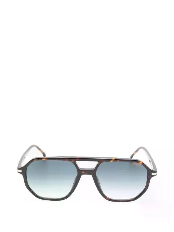 Carrera Eyewear Tortoiseshell-effect Geometric-frame Sunglasses