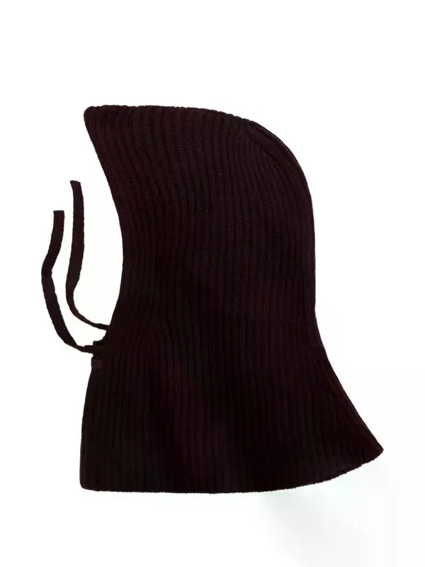 Pinko Ribbed-knit Balaclava