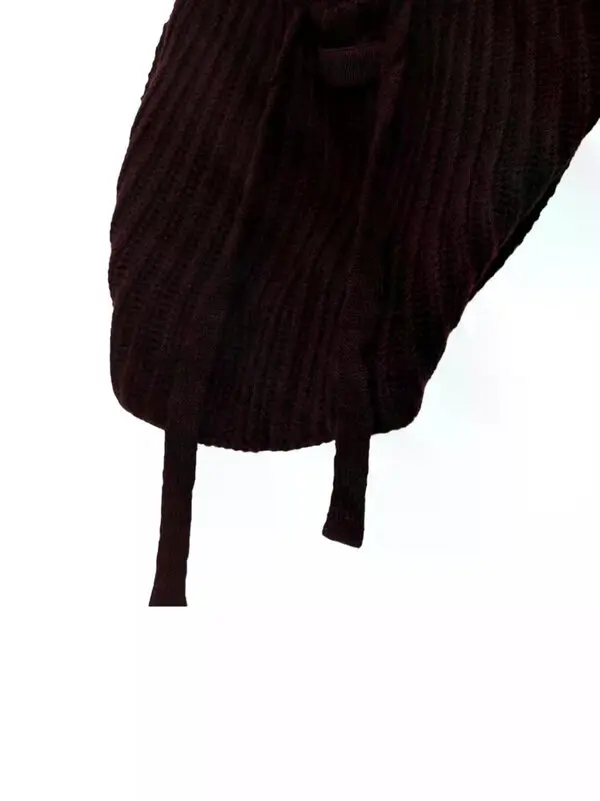 Pinko Ribbed-knit Balaclava