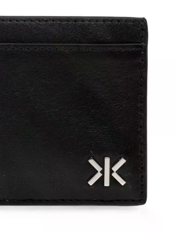 Kenzo Logo-plaque Leather Card Holder