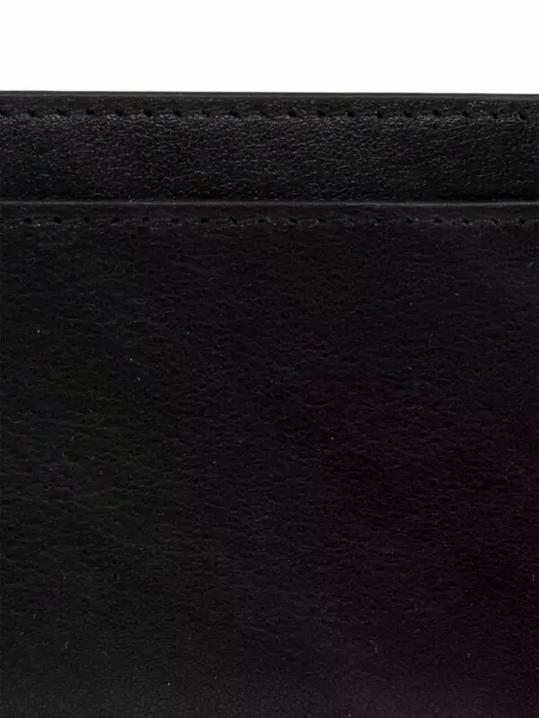 Kenzo Logo-plaque Leather Card Holder