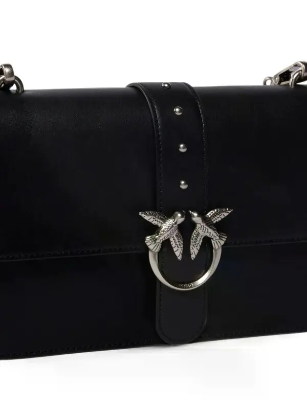 Pinko Medium Love Bag One Leather Handbag With New Buckle
