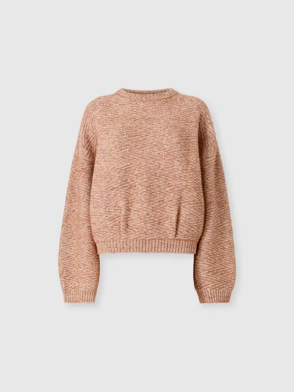 Missoni Oversized Crew-neck Long-sleeve Knit