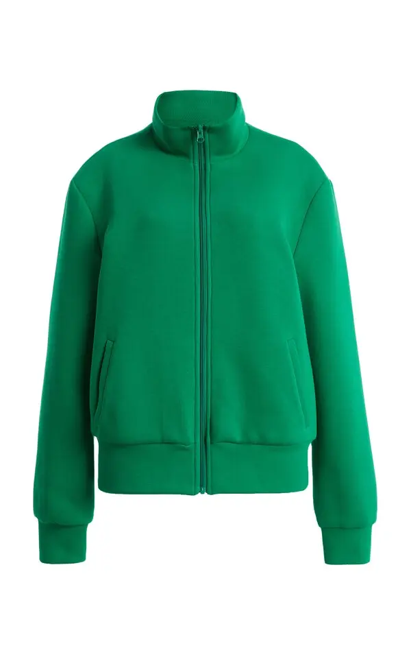LII Zipped Jersey Jacket - Green
