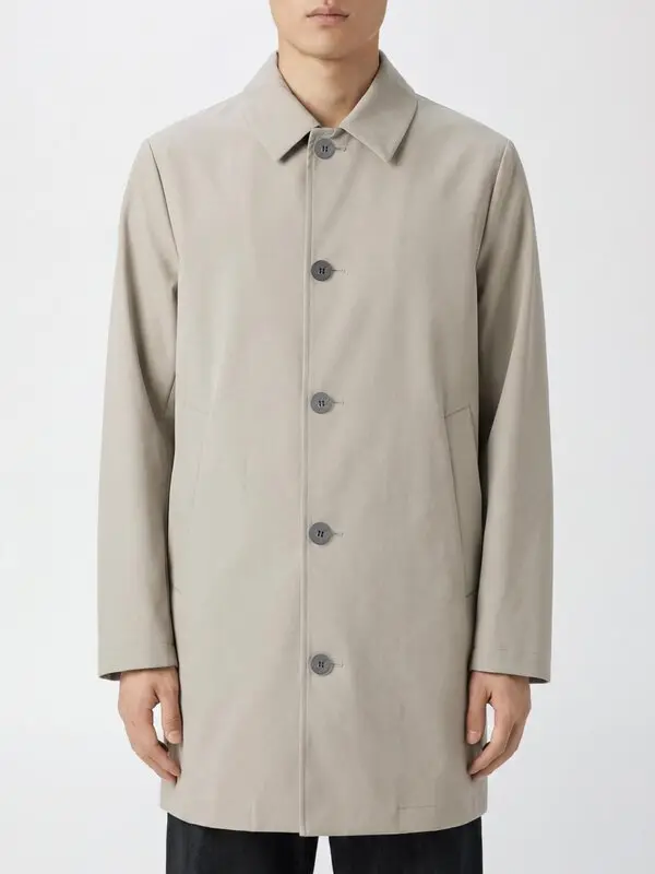RRD Single-breasted Knee-length Trench Coat In Technical Fabric