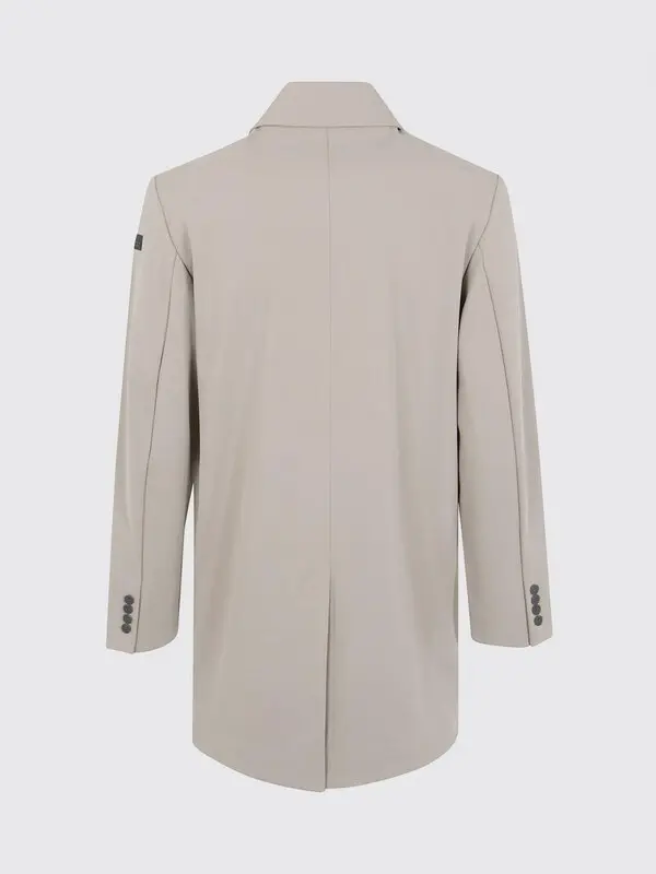 RRD Single-breasted Knee-length Trench Coat In Technical Fabric
