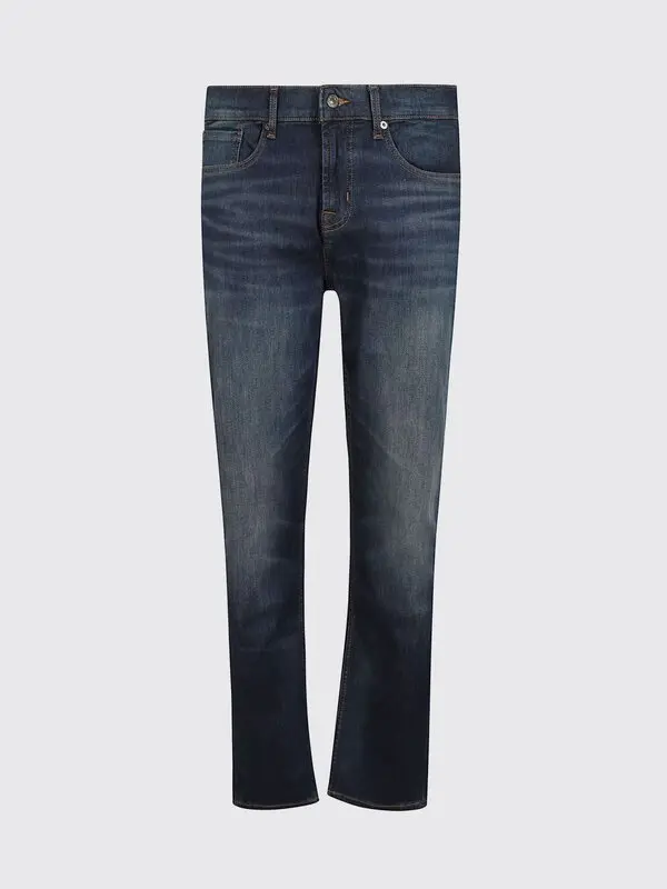 7 For All Mankind Mid-rise Slim-fit Skinny Jeans In Cotton Denim