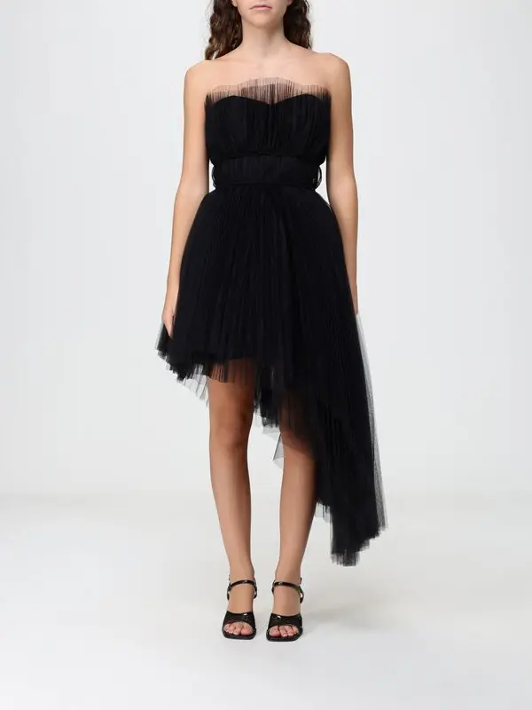 Karl Lagerfeld Off-the-shoulder Asymmetric Tulle Midi Ceremony Dress