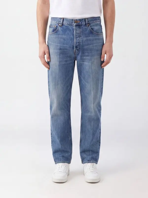 Celine Mid-rise Straight-fit Jeans In Cotton