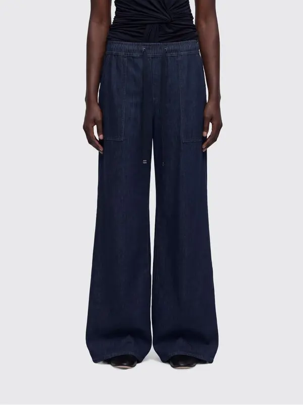 7 For All Mankind Flare Leg Denim Jogging Pants With Elasticated Waist