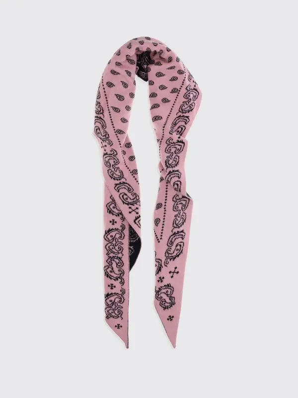Guest In Residence Triangular Paisley Print Pure Cashmere Scarf - Blue