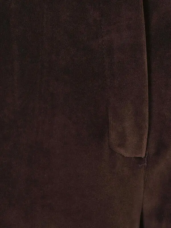 CIRCOLO 1901 High-waisted Flared Velvet Pants
