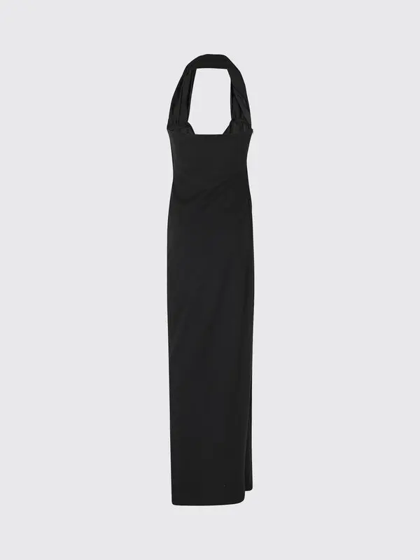Magda Butrym Wool Blend Halterneck Midi Sheath Dress