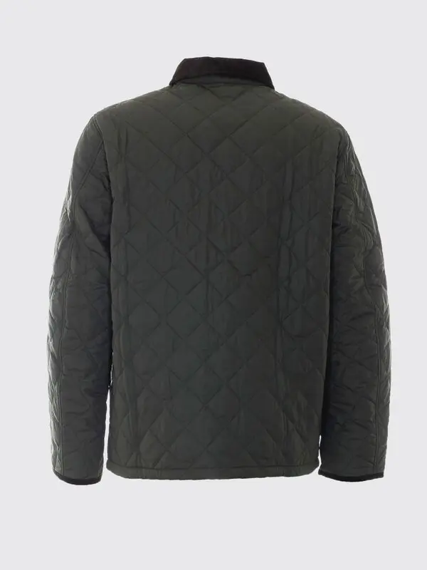 Barbour Hornby Quilted Polyester Jacket With Velvet Collar