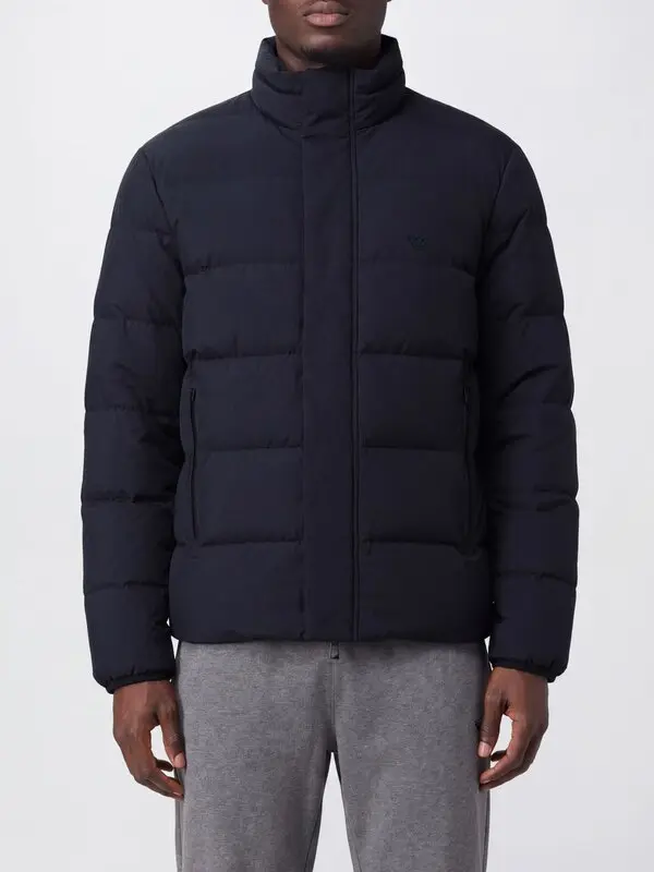 Emporio Armani Quilted Nylon Puffer Jacket With Eagle Logo