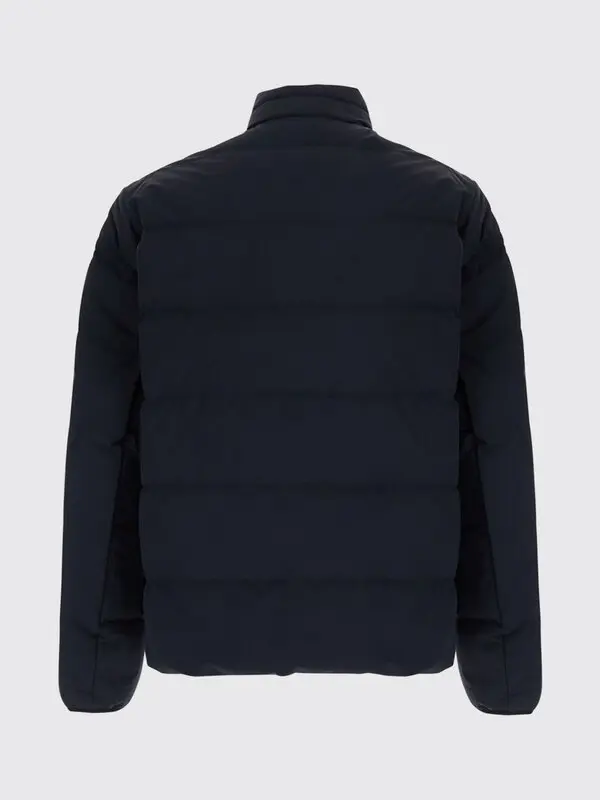 Emporio Armani Quilted Nylon Puffer Jacket With Eagle Logo