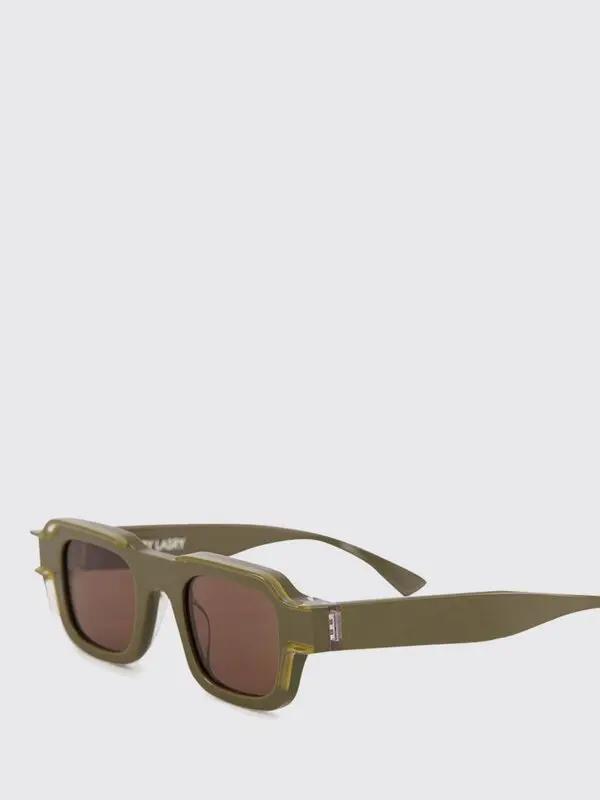 Thierry Lasry Dusty Aviator Sunglasses In Acetate With Amber Lenses - Green