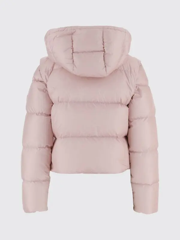 Burberry Short Quilted Nylon Puffer Jacket With Removable Hood